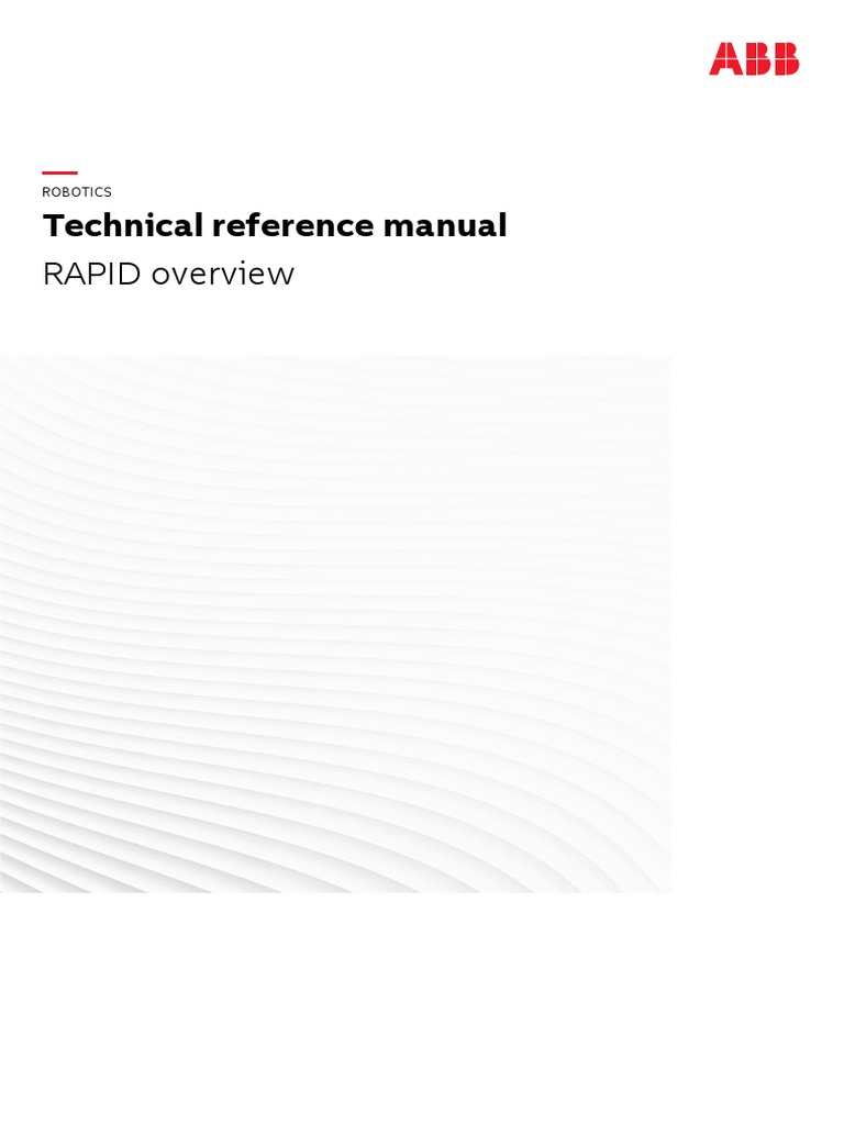 3hac050947 TRM Rapid Overview RW 6-En | PDF | Subroutine | Parameter ...