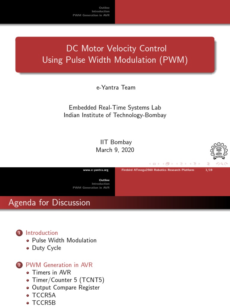 DC Motor Control Using Pulse Width Modulation (PWM) | PDF | Electronic Engineering | Computer ...