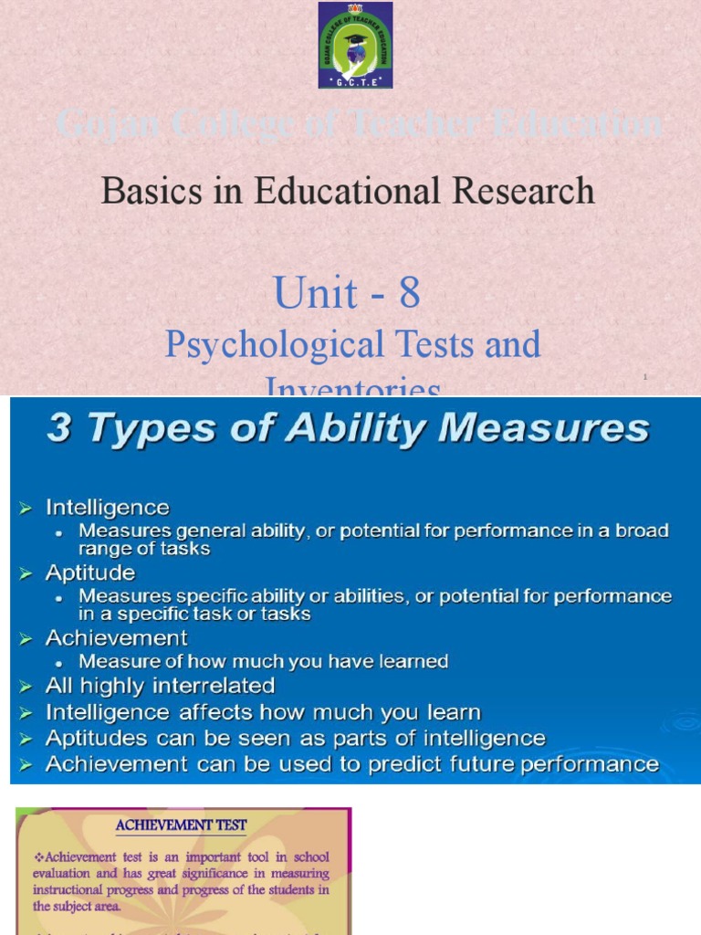 Gojan College of Teacher Education: Basics in Educational Research | PDF