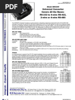 RS-232/485/422 UT-242E Self-Powered Converter User Manual: III ...