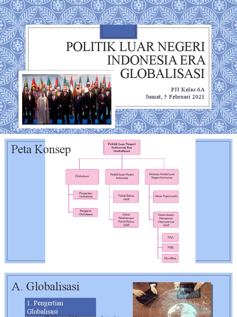 Politik Luar Negeri Indonesia Era Globalisasi | PDF