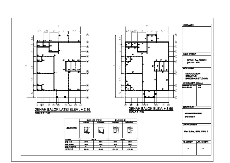Muhammad Osama Reski TS4 - 20101154330136 - Tugas Balok Dan Balok Latei ...