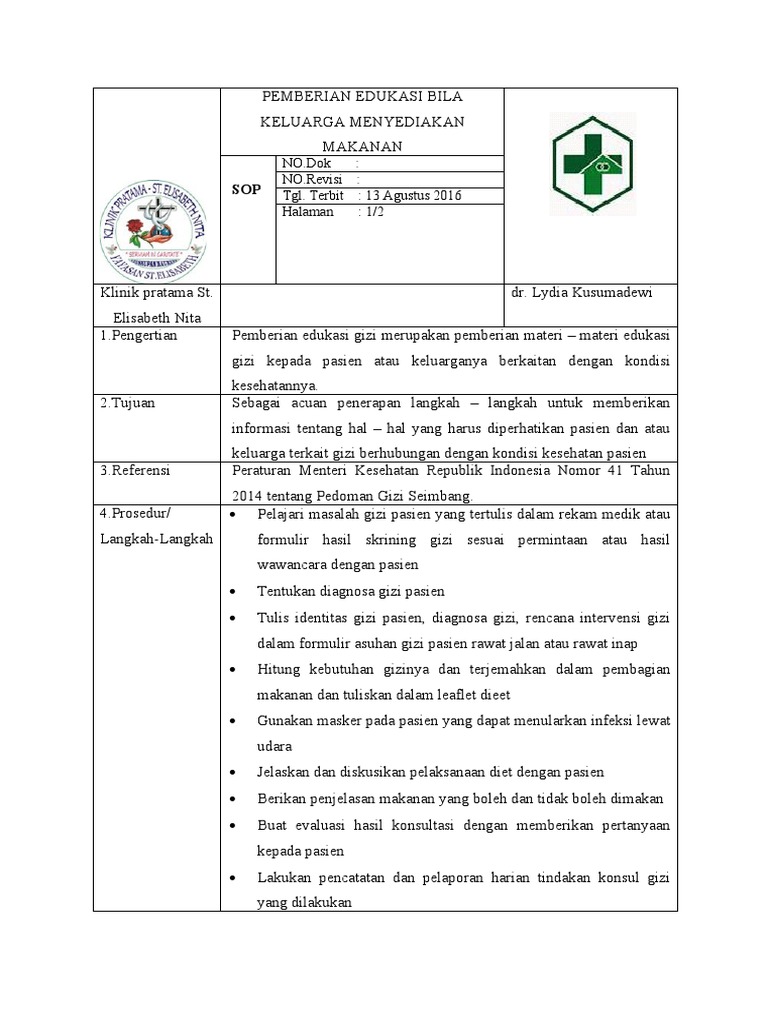 EP.5 SOP Pemberian Edukasi | PDF | Pengembangan Diri | Sains & Matematika
