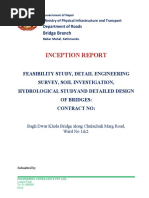 Inception Report Writing Checklist | PDF