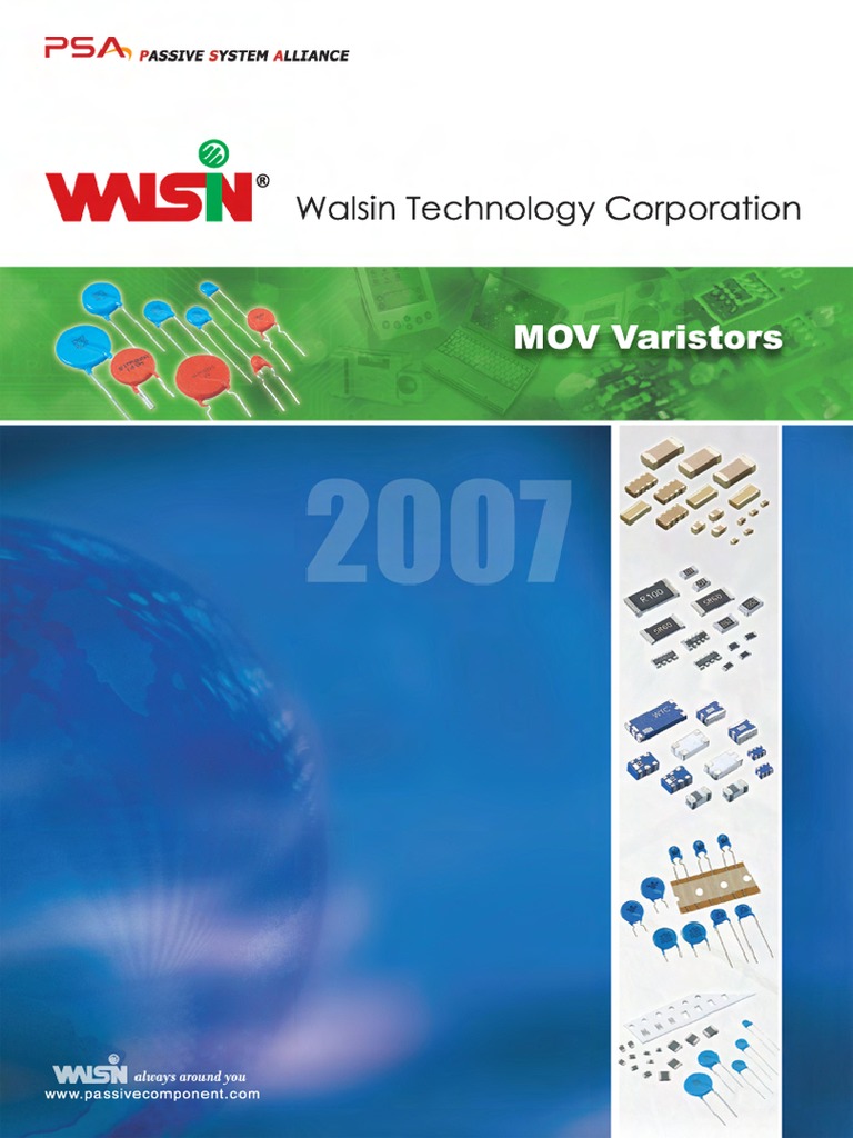 Varistor Types and Specifications Guide | PDF | Metrology | Equipment