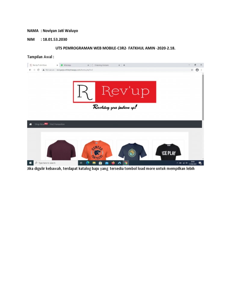 UTS Pemrograman Mobile | PDF