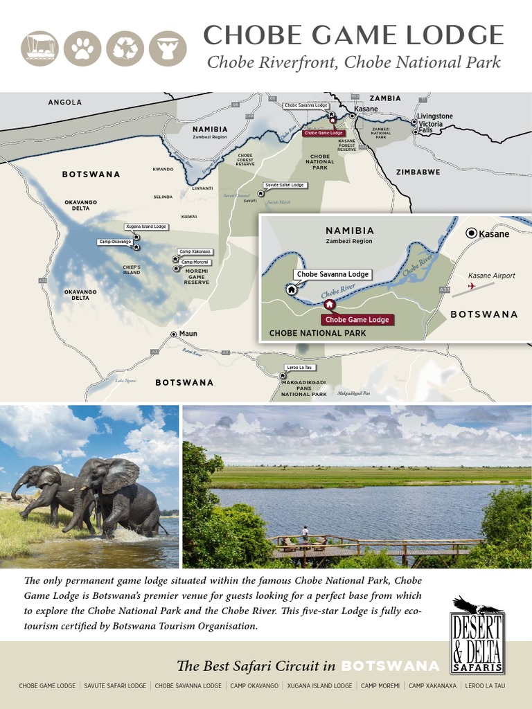 Chobe Game Lodge: Chobe Riverfront, Chobe National Park | PDF ...