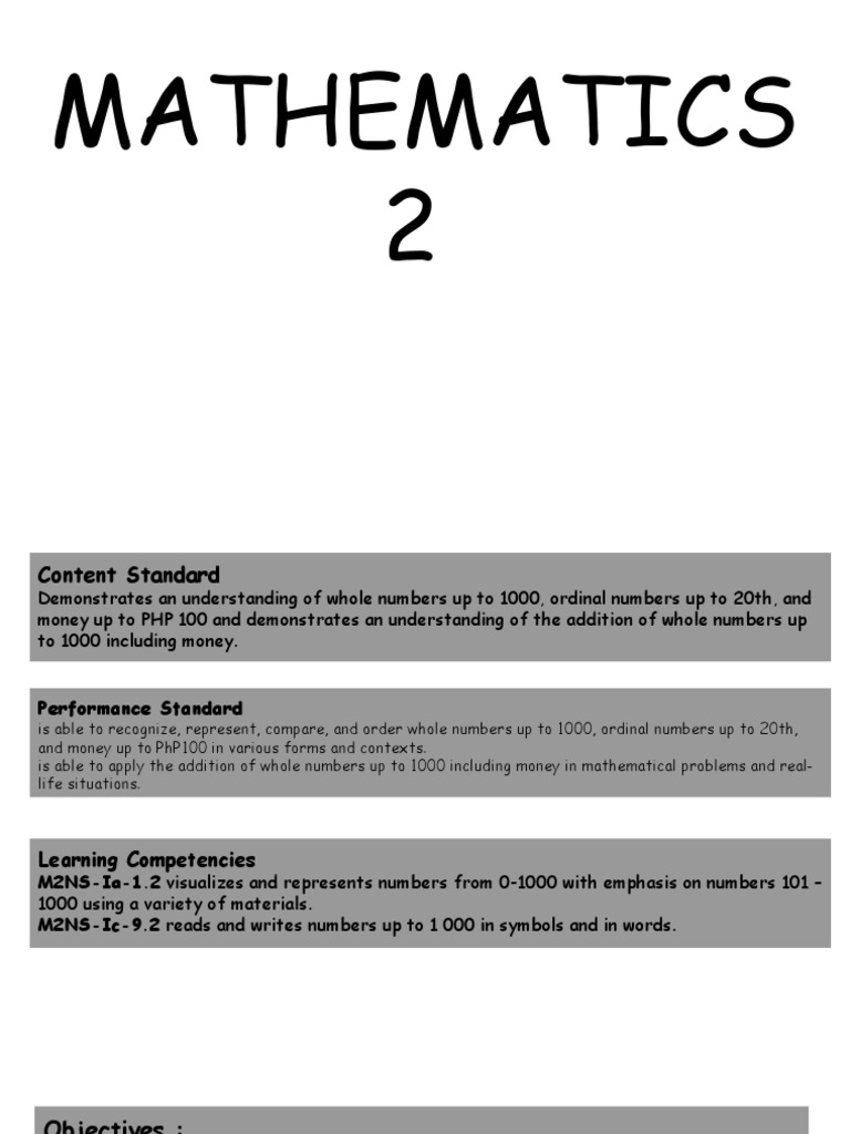 Counting Numbers From 101 To 1000 | PDF | Natural Number | Learning