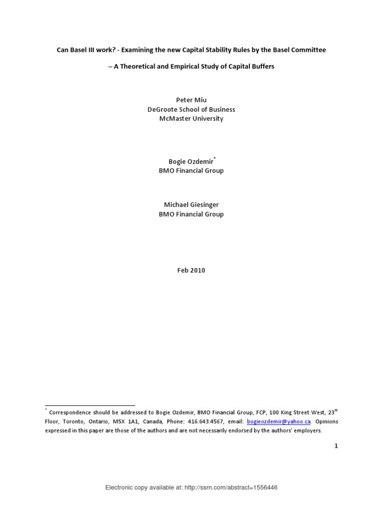 Basel III | PDF | Capital Requirement | Leverage (Finance)