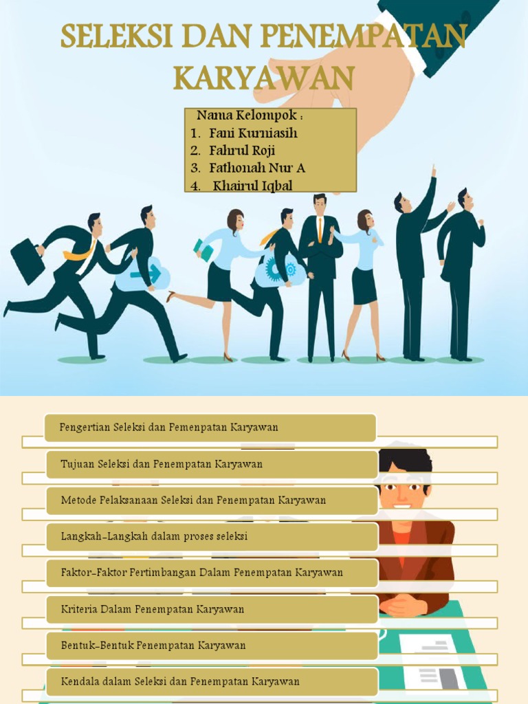 Seleksi Dan Penempatan Karyawan | PDF