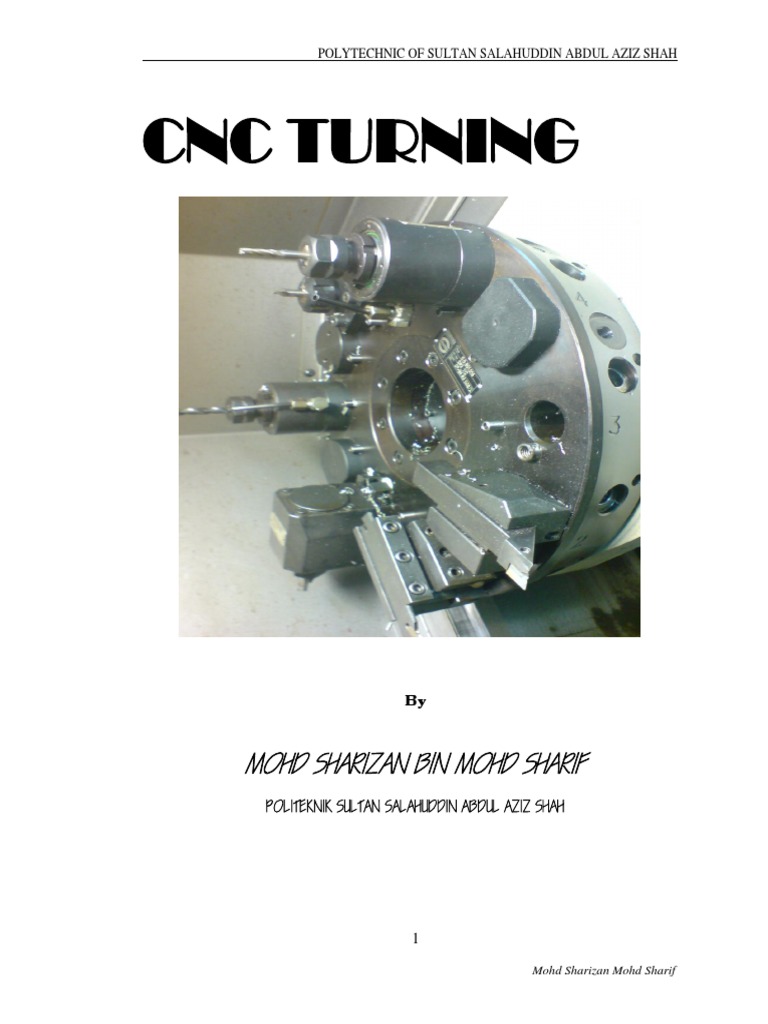CNC Turning Note | PDF | Numerical Control | Machining