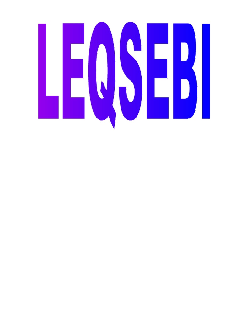 LEQSEBI | PDF