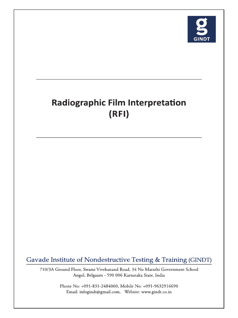 Radiographic Film Interpretation Guide | PDF | Radiography | Welding