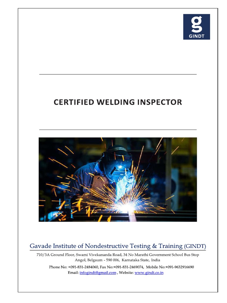 Certified Welding Inspector Exam Guide | PDF | Nondestructive Testing ...