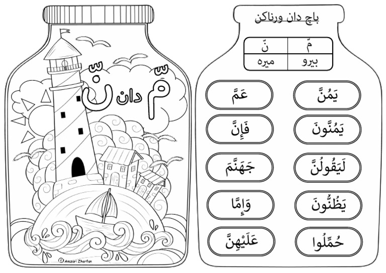 Lembaran - Nun & Mim Syaddah - Botol | PDF