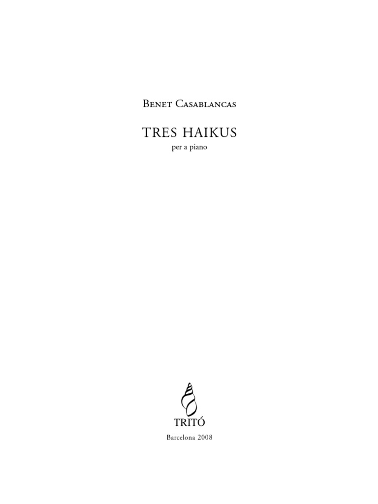3 Haikus | PDF