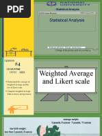 Weighted Mean | PDF | Mean | Teaching Mathematics
