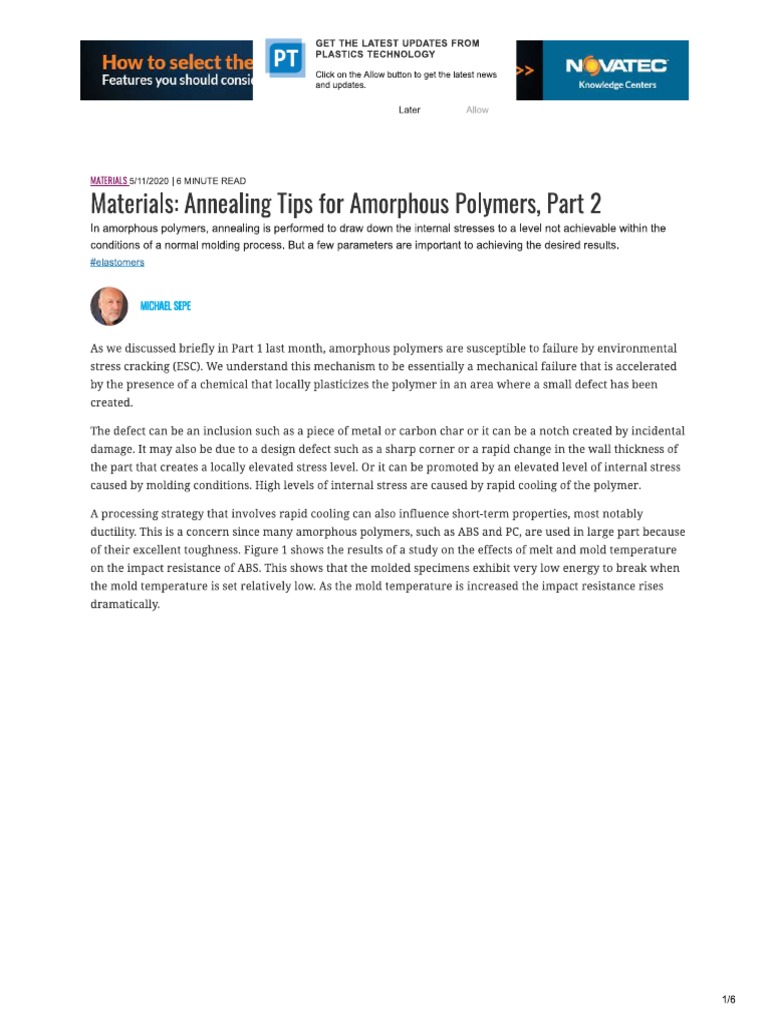 Annealing - Chemical Test | PDF