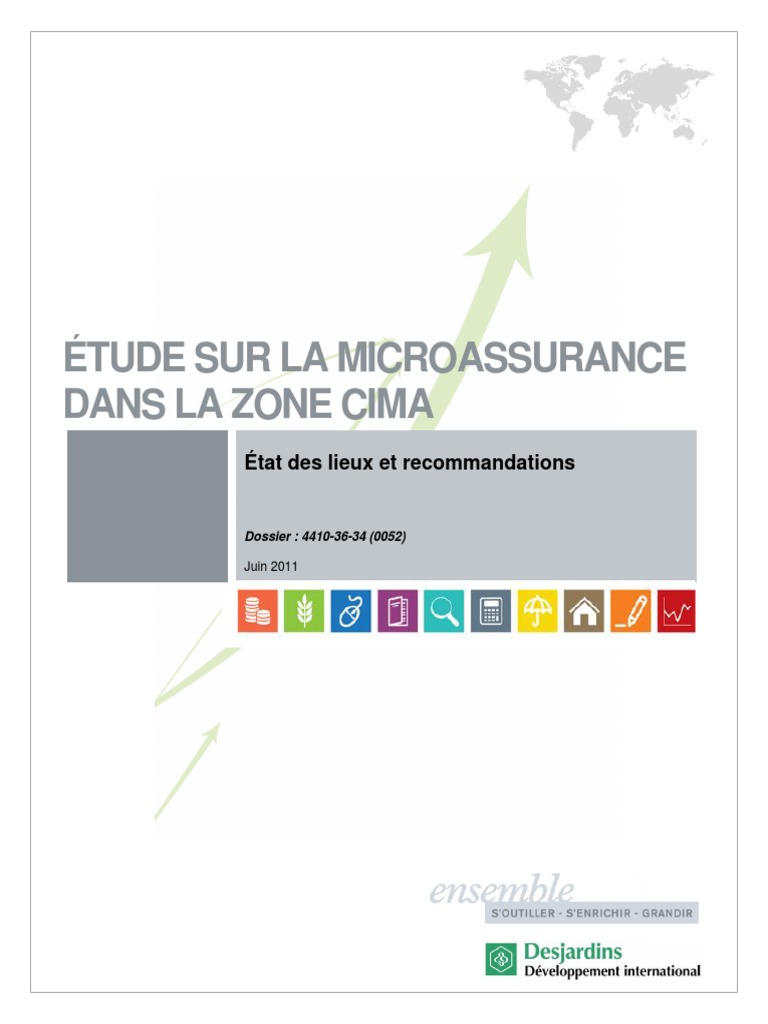 Microassurance dans la zone CIMA | PDF | La microfinance | Assurance