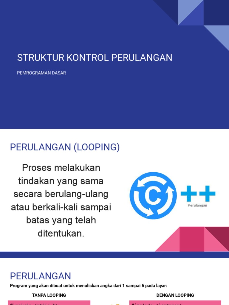 Struktur Kontrol Perulangan | PDF