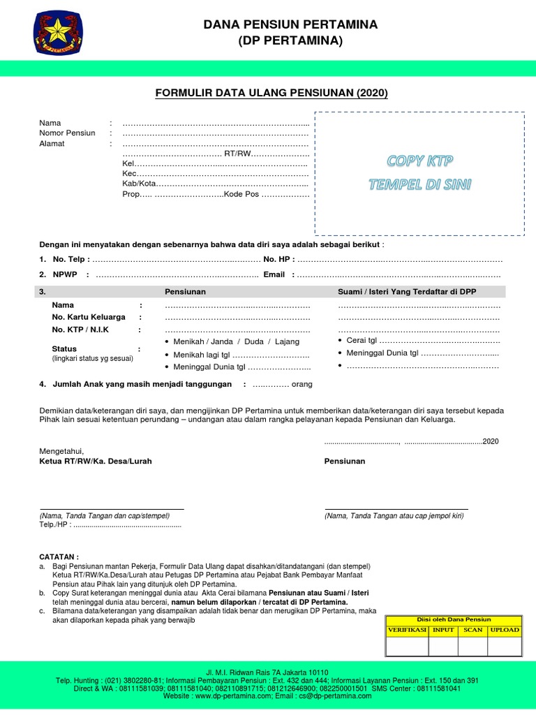 FDU 2020 Pertamina1 | PDF