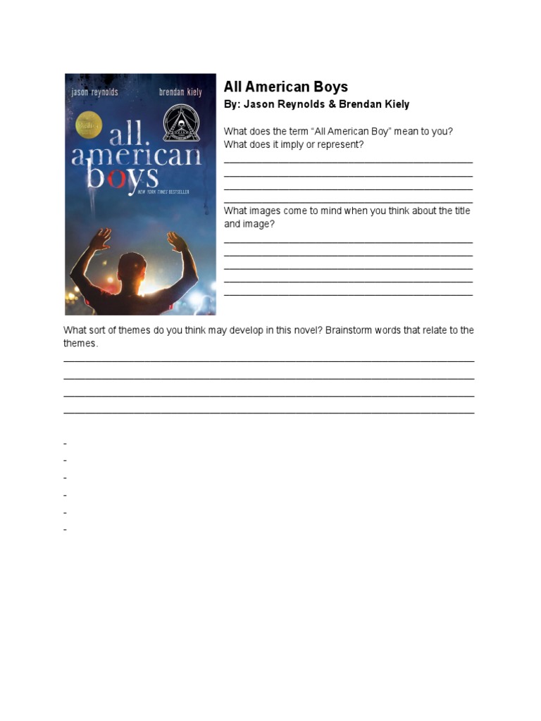 Exploring Themes in "All American Boys" | PDF | Cognitive Science | Science