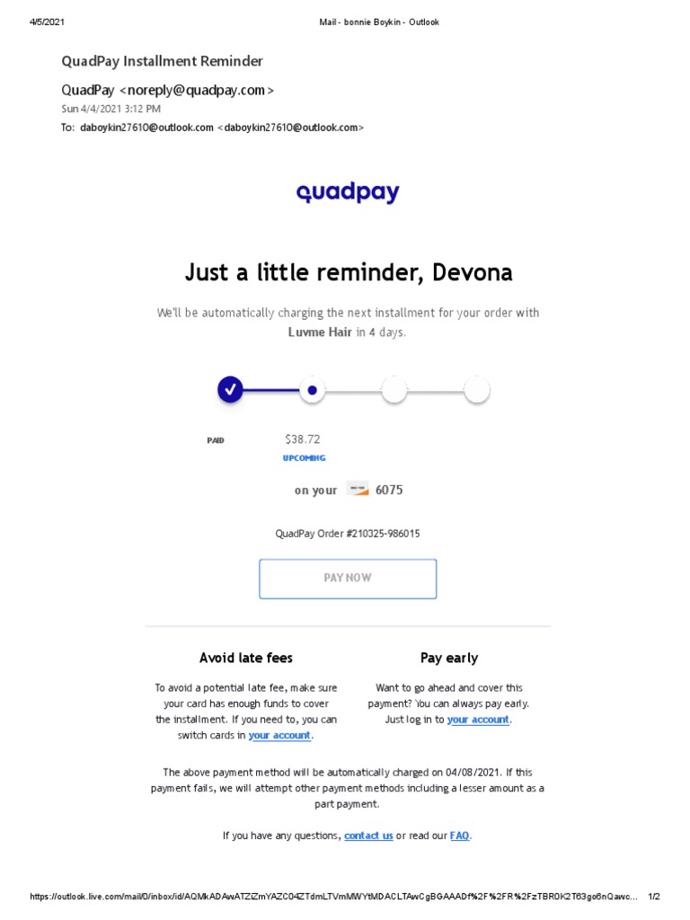 Just A Little Reminder, Devona | PDF | Payments | Business