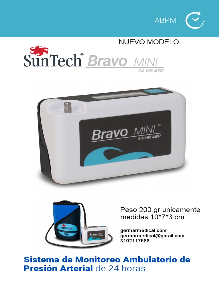 Bravo Mini Brochure-New Fichatecnica | PDF | Presión sanguínea ...