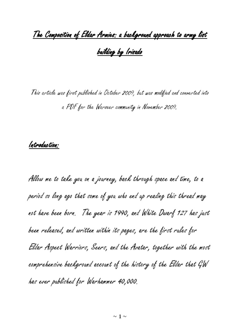 Background Army Composition | PDF | History