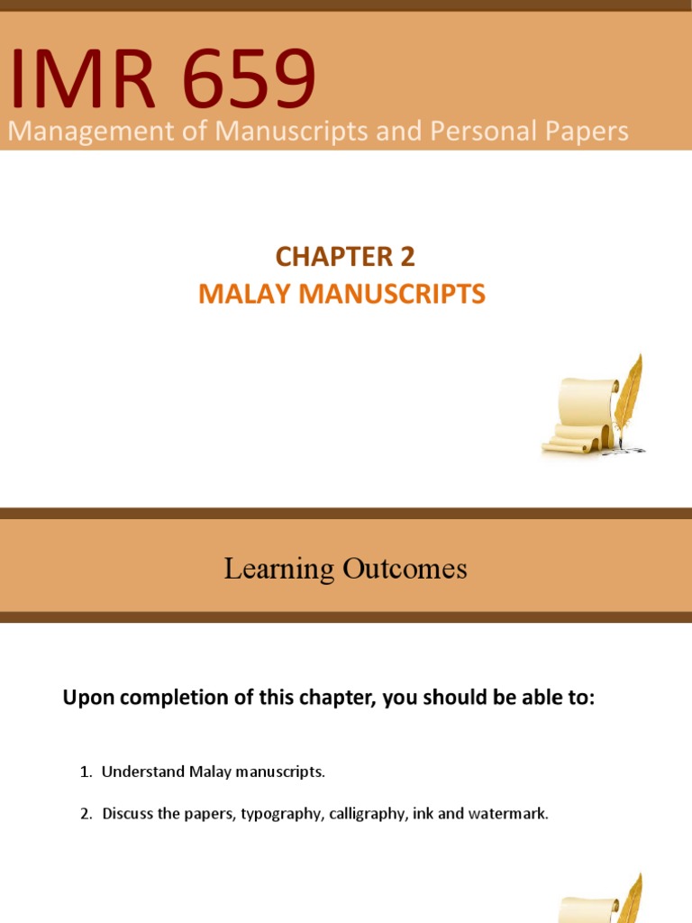 Management of Manuscripts and Personal Papers | PDF | Ink | Manuscript