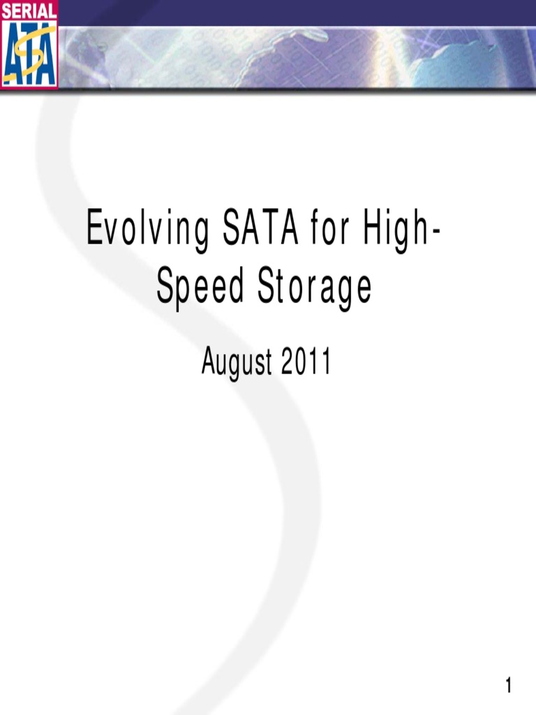 SATA Express Briefing Presentation - Final | PDF | Solid State Drive ...