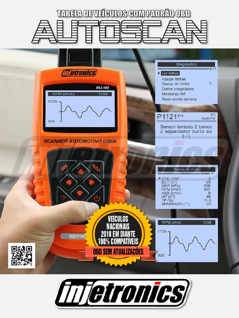 Tabela de Veículos Autoscan INJ-102 | PDF | Fabricantes de automóveis ...