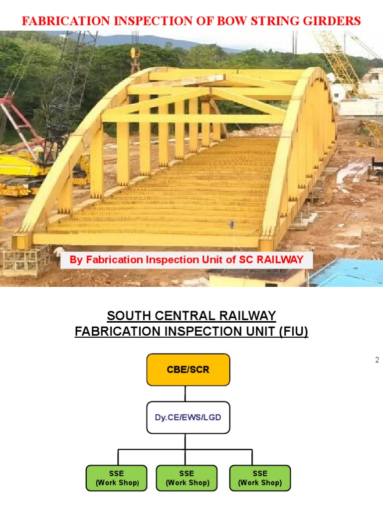 Fabrication Inspection of Bow String Girders | PDF | Metal Fabrication ...