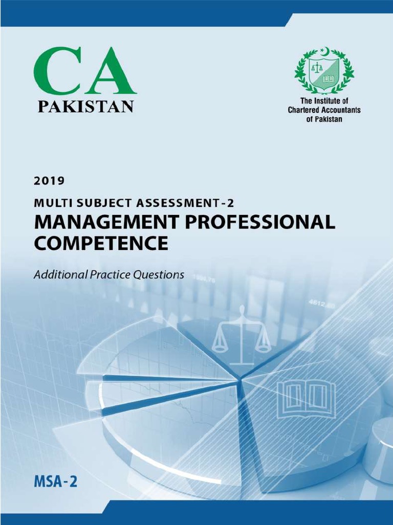 2019 MSA 2 Additional Practice Questions | PDF | Mergers And ...