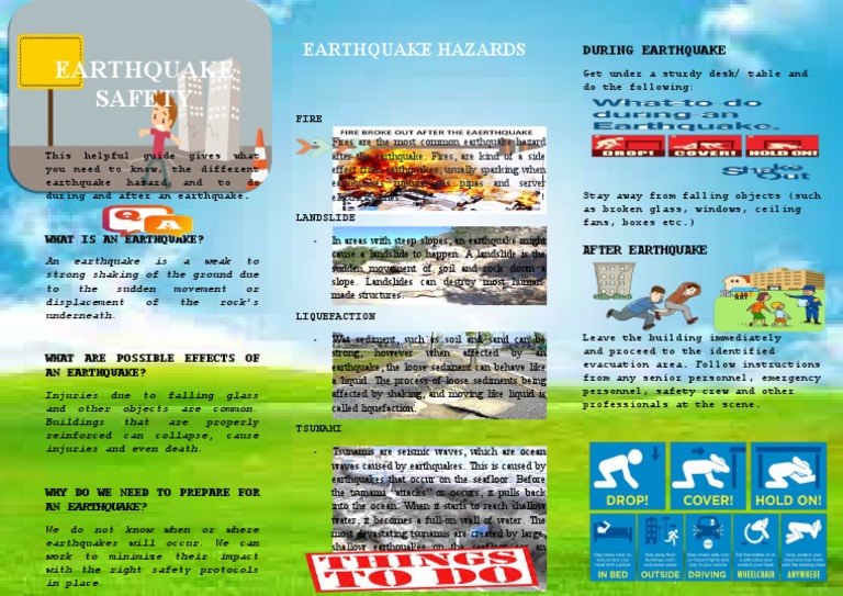 BROCHURE | PDF | Earthquakes | Tsunami