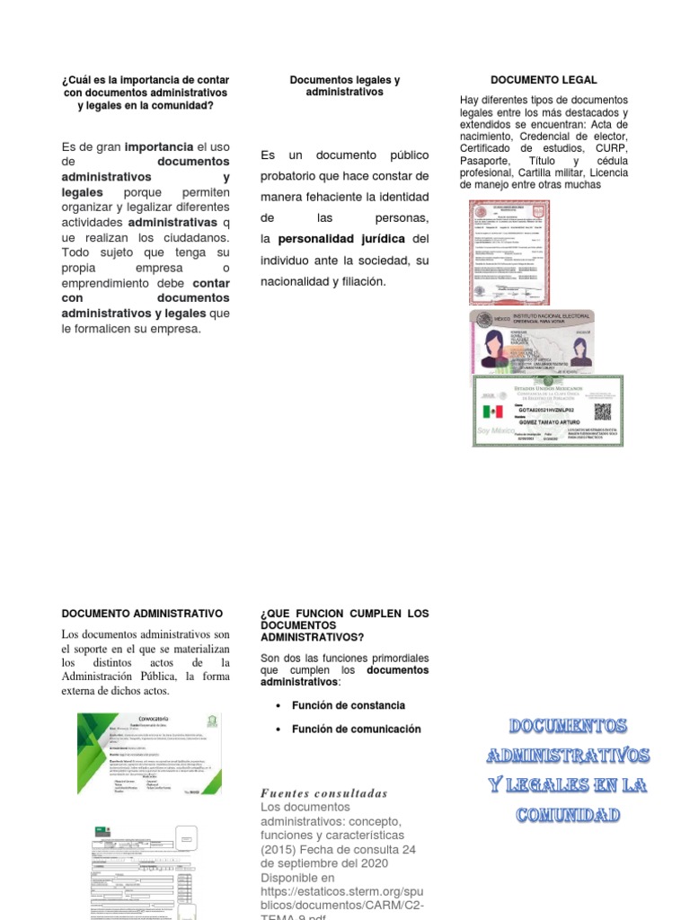 Documentos Administrativos y Legales en La Comunidad | PDF | Business | Science