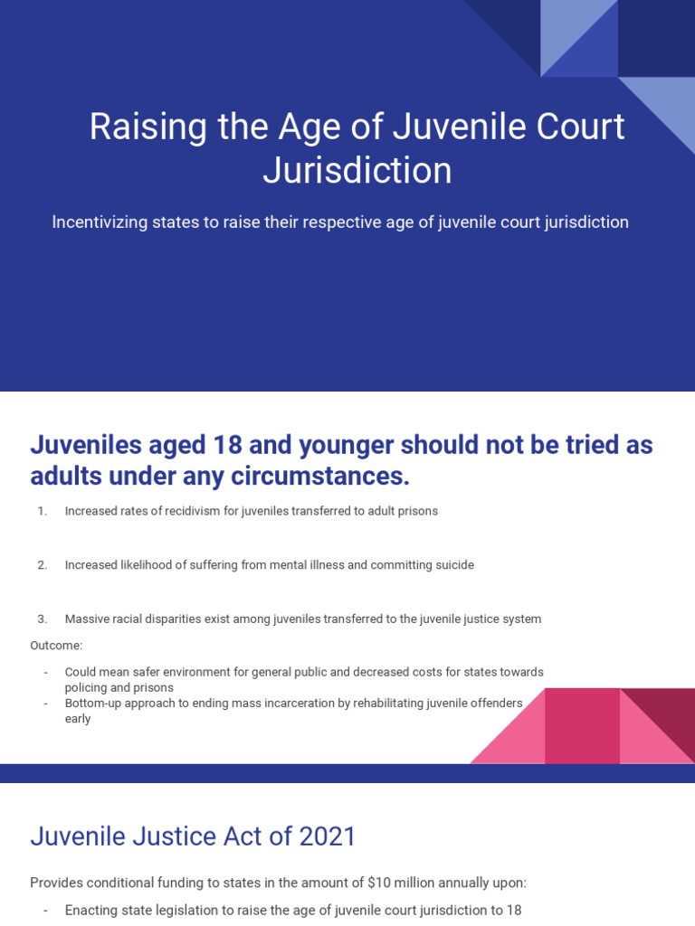 Politics of Juvenile Justice Presentation - Aidan Lee | PDF