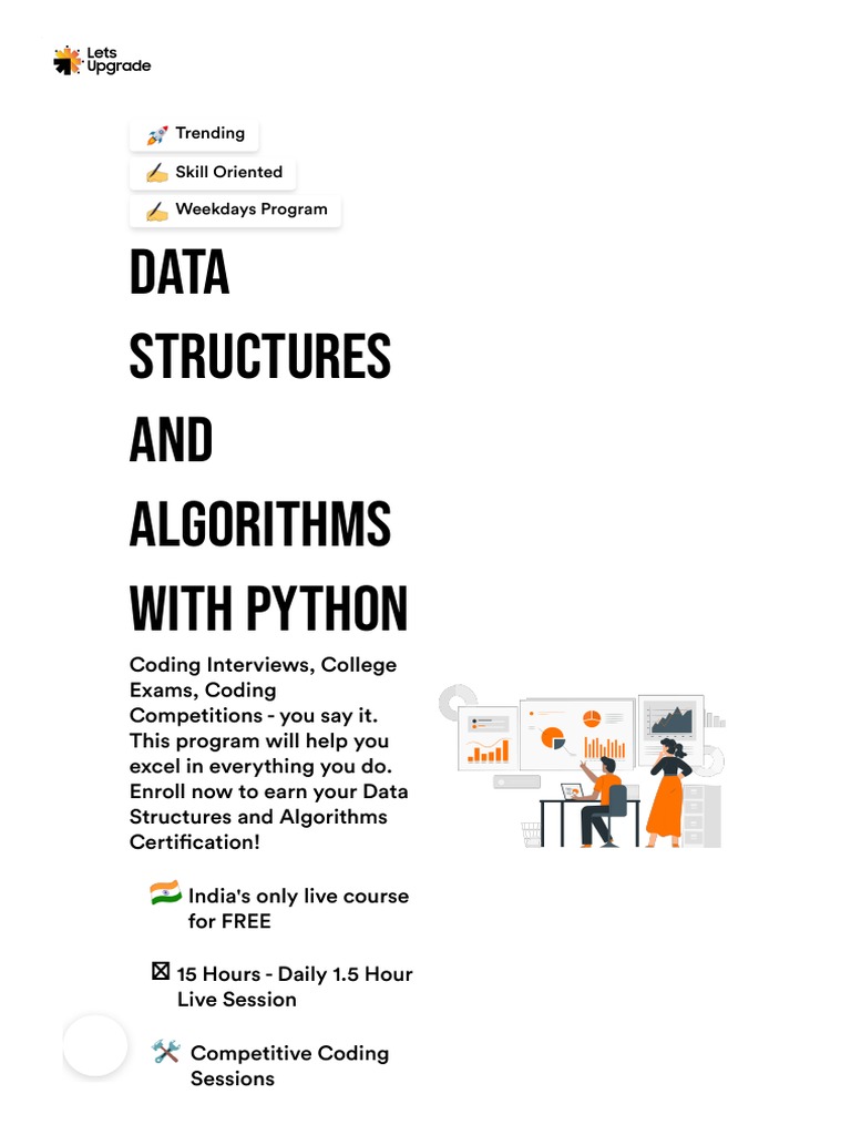 Data Structures And Algorithms With Python Letsupgrade Pdf Array 9190
