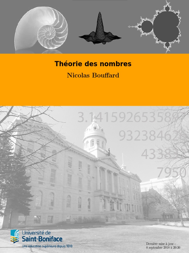 Theorie Des Nombres | PDF | Théorie des nombres | Nombre premier