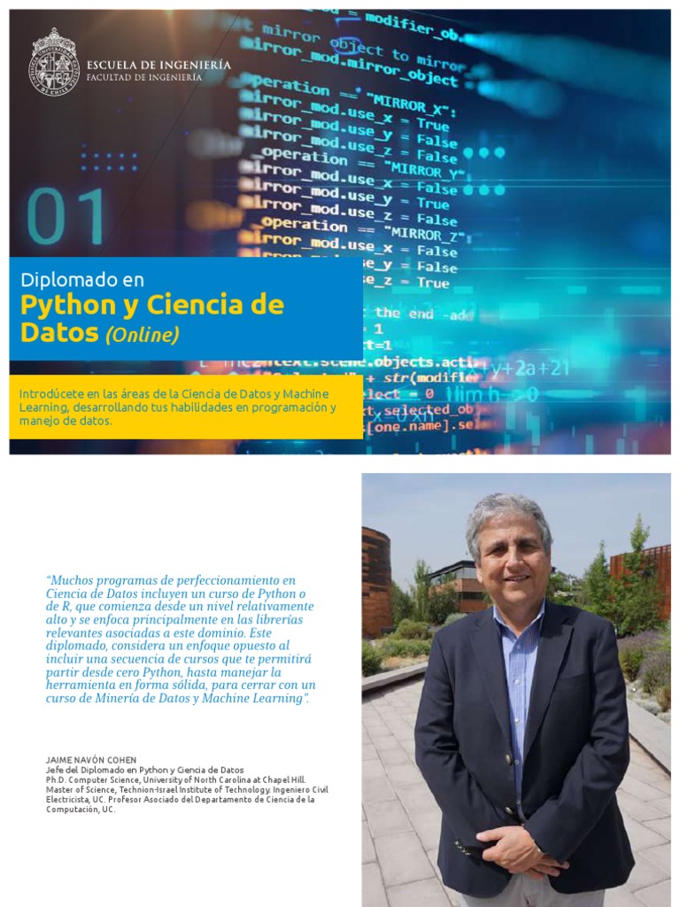Python y Ciencia de Datos Online (Brochure) | PDF | Python (lenguaje de ...