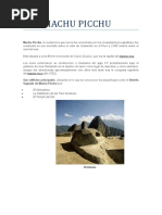 Preguntas Sobre Machu Picchu | PDF