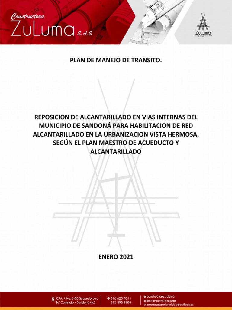 Plan de Manejo de Transito 3 | PDF | Peatonal | Color
