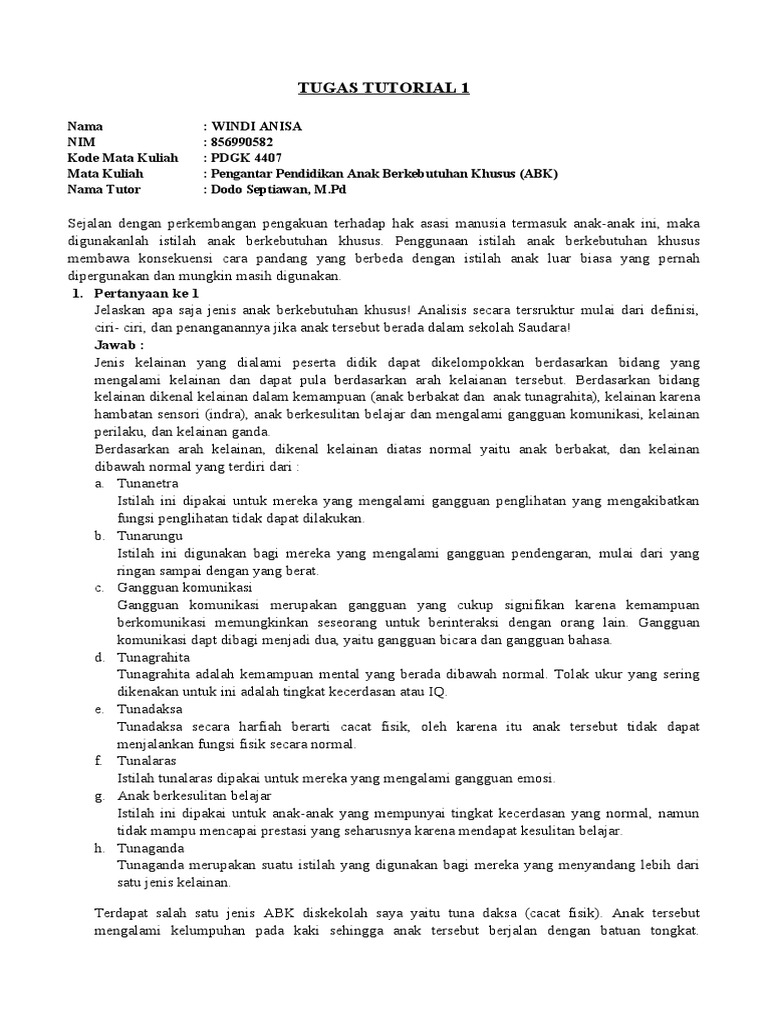 Kuis 1 Abk | PDF | Pengembangan Diri | Kesehatan Holistik