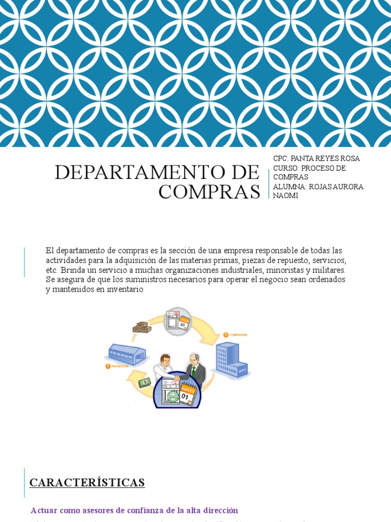 Guía del Departamento de Compras | PDF | Calidad (comercial) | Presupuesto