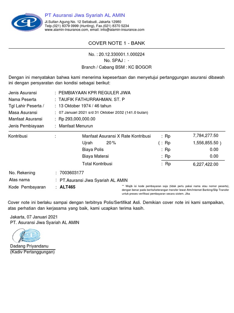 Taufik Fathurrahman. St. P | PDF