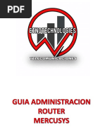 Pasos para Cambiar La Contraseña Del Router Mercusys | PDF