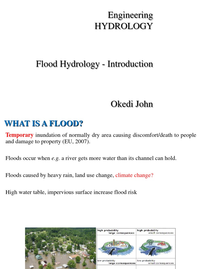 Understanding Flood Hydrology Basics | PDF | Flood | Aquatic Biomes