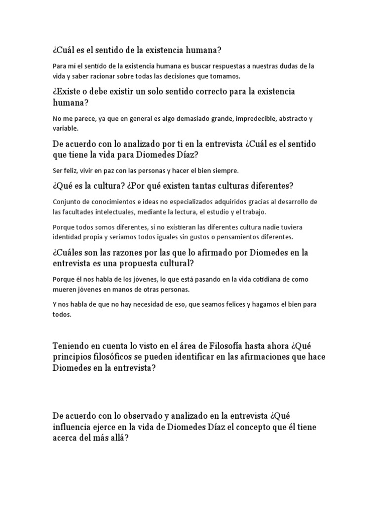 Cuál Es El Sentido de La Existencia Humana | PDF