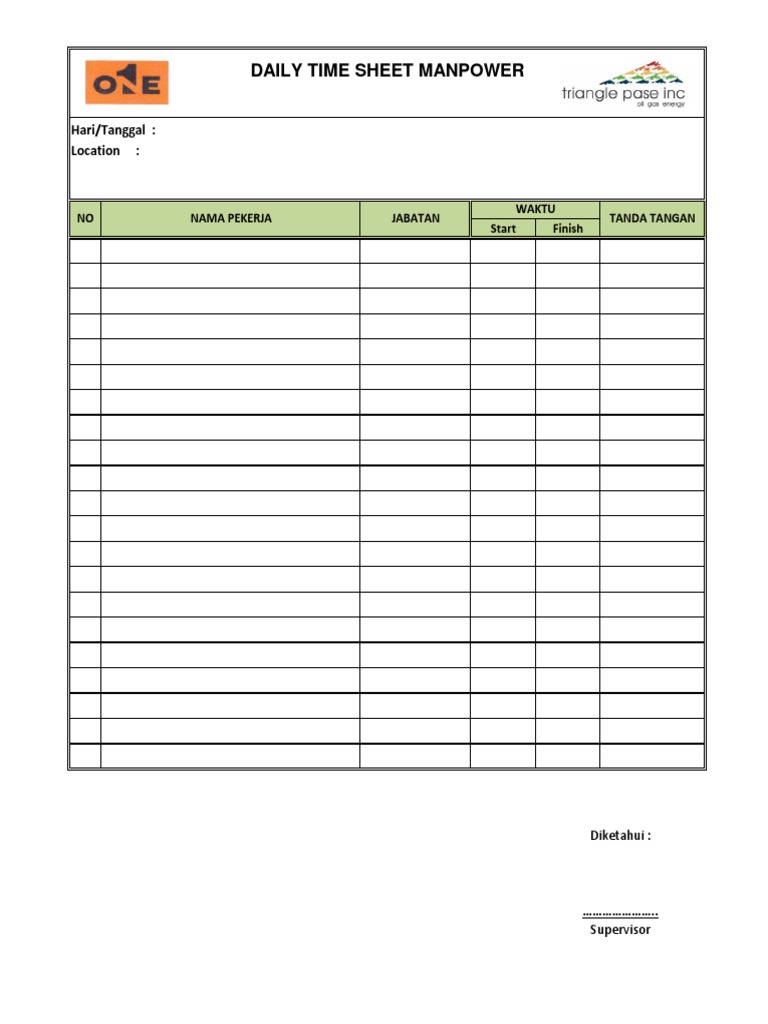 Absen Manpower | PDF