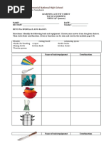 K To 12 Commercial Cooking Learning Module | PDF | Housekeeping ...